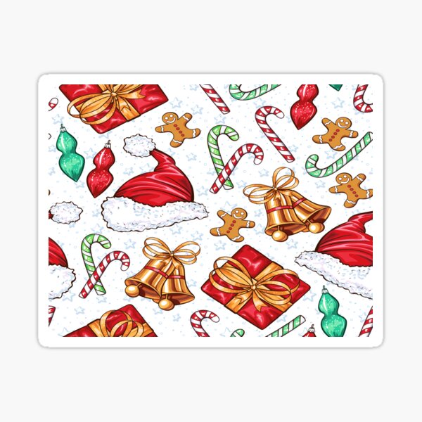 "Magical Christmas" Sticker for Sale by DreamyPatterns | Redbubble