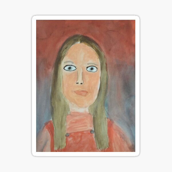 "Self portrait" Sticker for Sale by Florencecreate | Redbubble