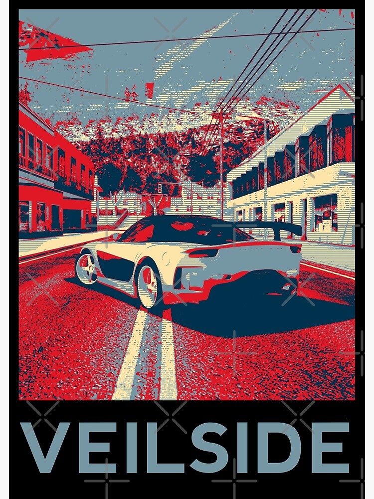"RX7 Veilside Rear 1" Poster by NawbuSmart | Redbubble