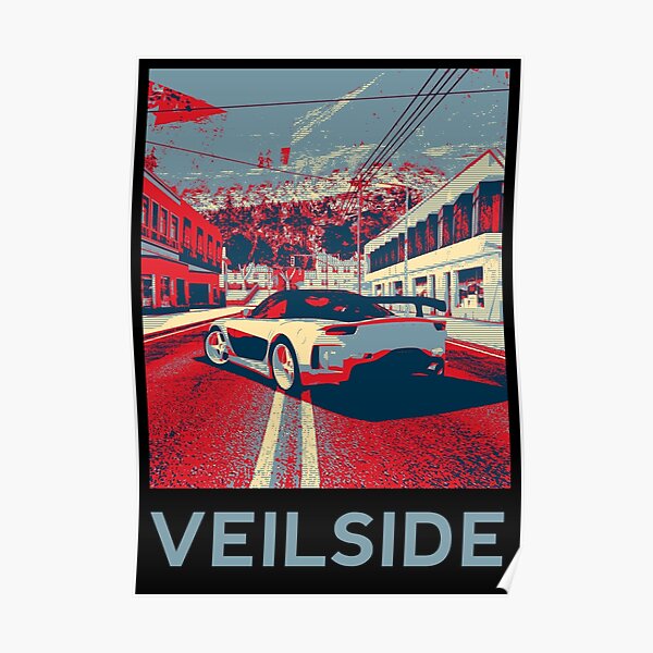 "RX7 Veilside Rear 1" Poster by NawbuSmart | Redbubble
