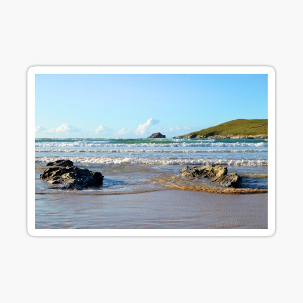 "Cornish Shore Line " Sticker for Sale by PhotoHannah | Redbubble