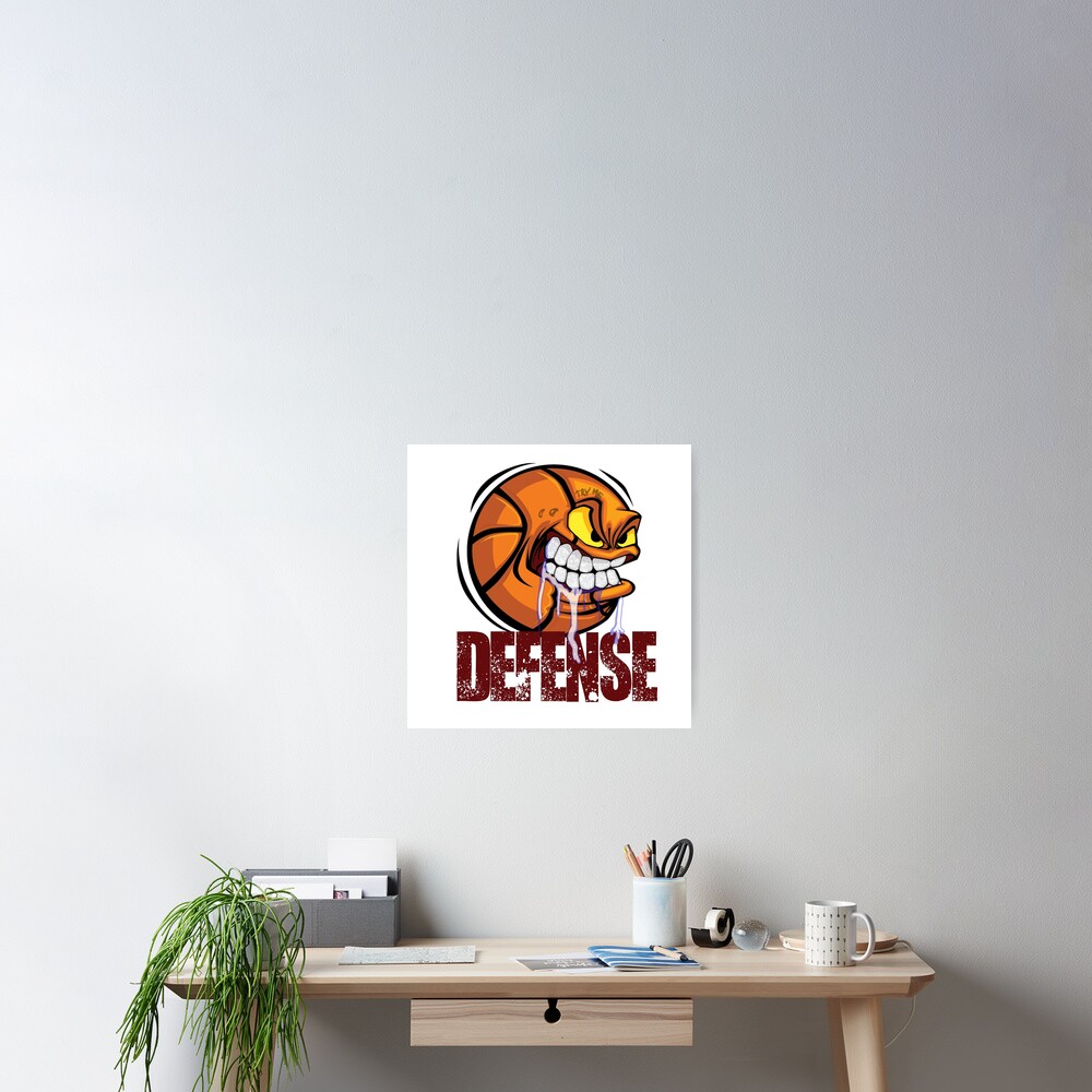 "Basketball Defense" Poster for Sale by ArtisticPlace | Redbubble