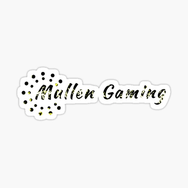 "Mullen Gaming Logo Yellow Axid Flow" Sticker for Sale by TMULLEN614 ...