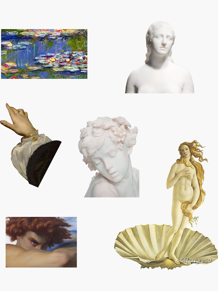 Classical Art Stickers Sticker For Sale By Tiffanyresu Redbubble