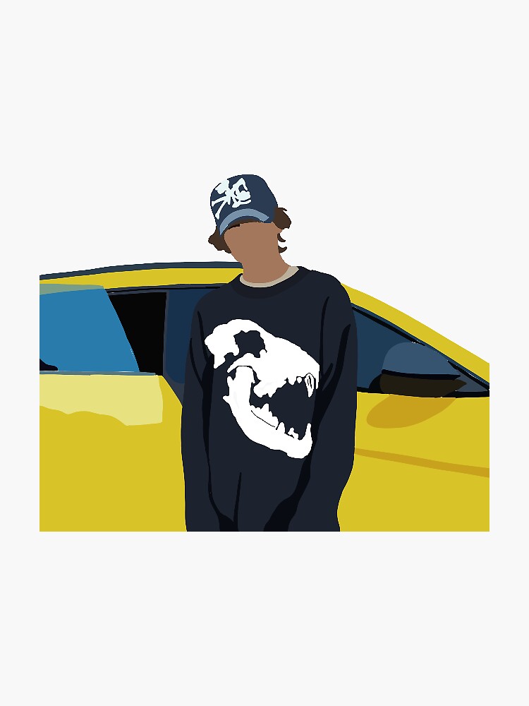 "The Kid Laroi" Sticker for Sale by ashhmg | Redbubble