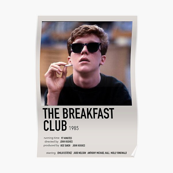 "The Breakfast Club " Poster by ToriaMe | Redbubble