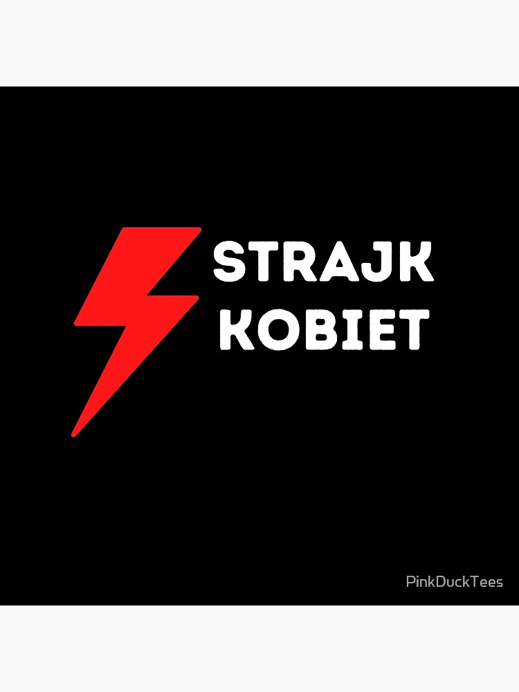 "Strajk Kobiet - lightning bolt - white version" Poster for Sale by ...