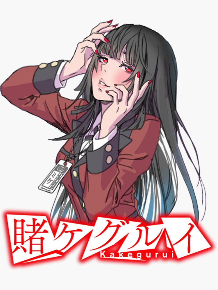 "Yumeko Kake gu rui Kake gu rui -" Sticker for Sale by ludingtonma ...