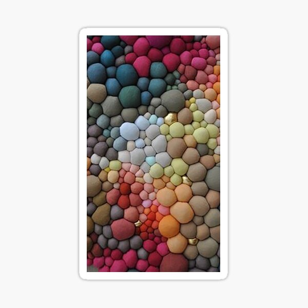 "Colored rocks" Sticker for Sale by aura2021 | Redbubble