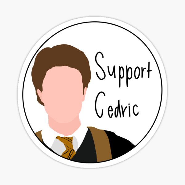 "Support Cedric pin Stickers" Sticker for Sale by alexasstickerss ...