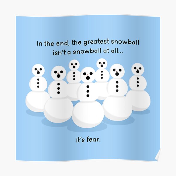 "The Office Snowman" Poster for Sale by cutermelon | Redbubble