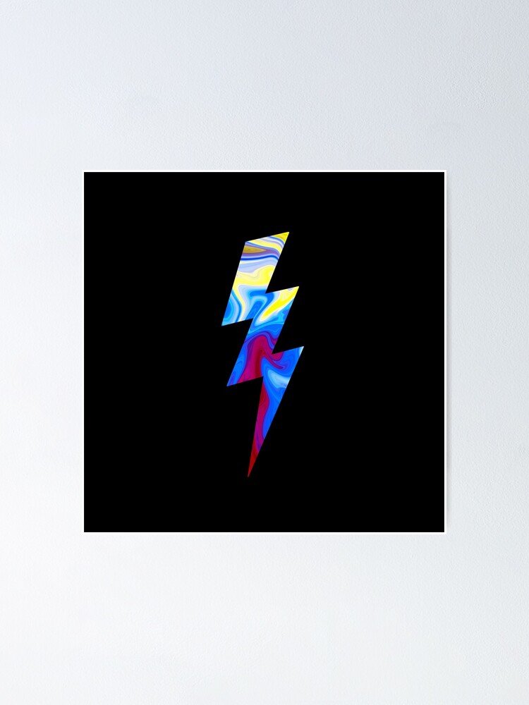 "Lightning Bolt" Poster by kimzammit405 | Redbubble