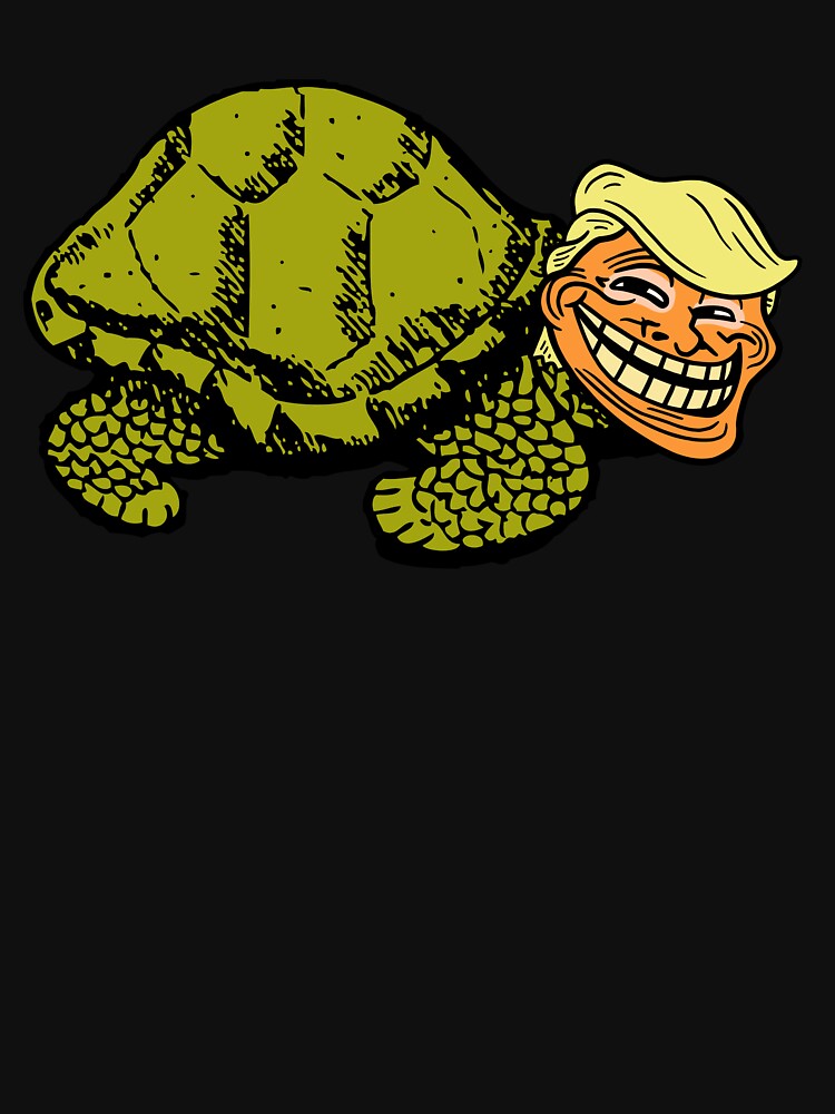 "Obese Turtle Trump Troll Face Tortoise" T-shirt for Sale by jacks-tees ...