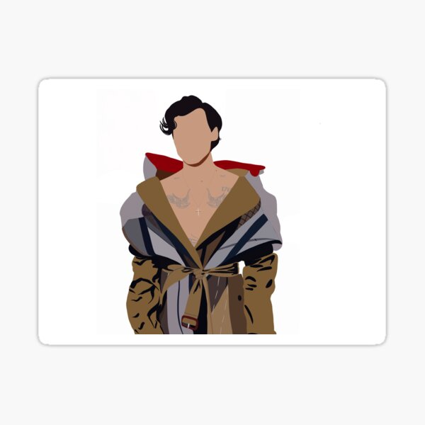 "Harry Styles Vogue Magazine " Sticker by Mnvlnt | Redbubble