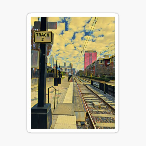 "train tracks" Sticker for Sale by Jtflyswat | Redbubble