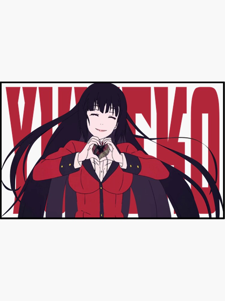 "Yumeko Kake gu rui - Kake gu rui -" Sticker by ludingtonma | Redbubble