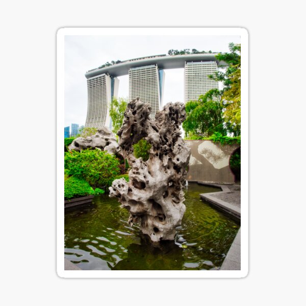 "Water Feature Marina Bay Sands" Sticker for Sale by urbanfragments ...