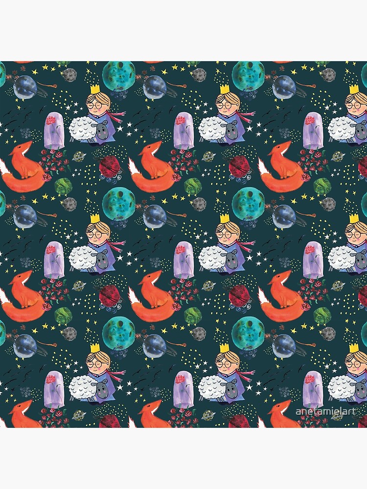 " The Little Prince, pattern, el principito, hand made" Art Print for ...