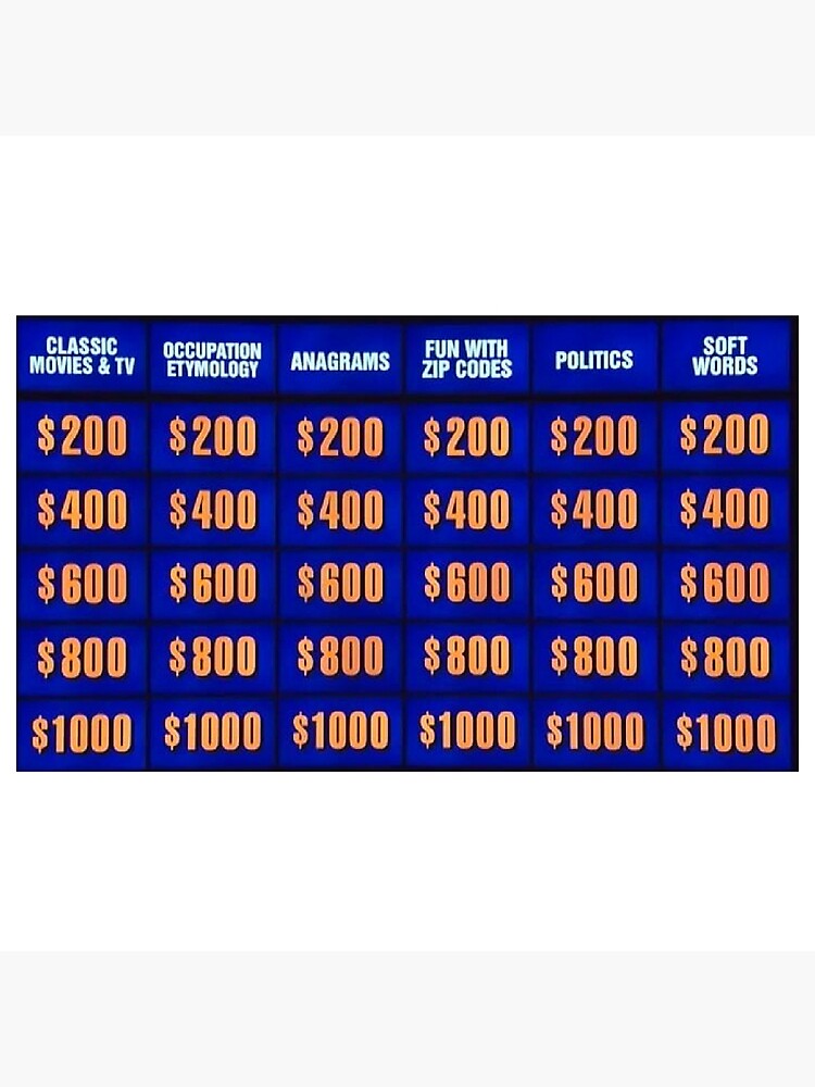 Jeopardy Alex Trebek SNL Premium Matte Vertical Poster sold by John c ...