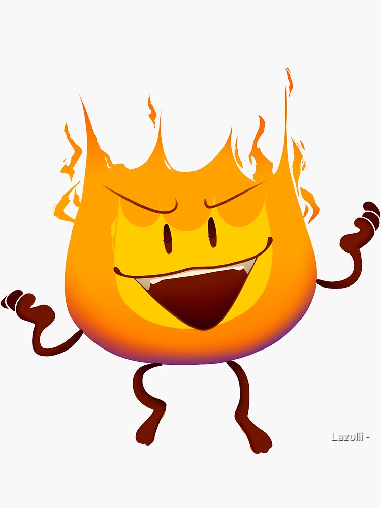 "Firey" Sticker for Sale by Libertyy5t | Redbubble
