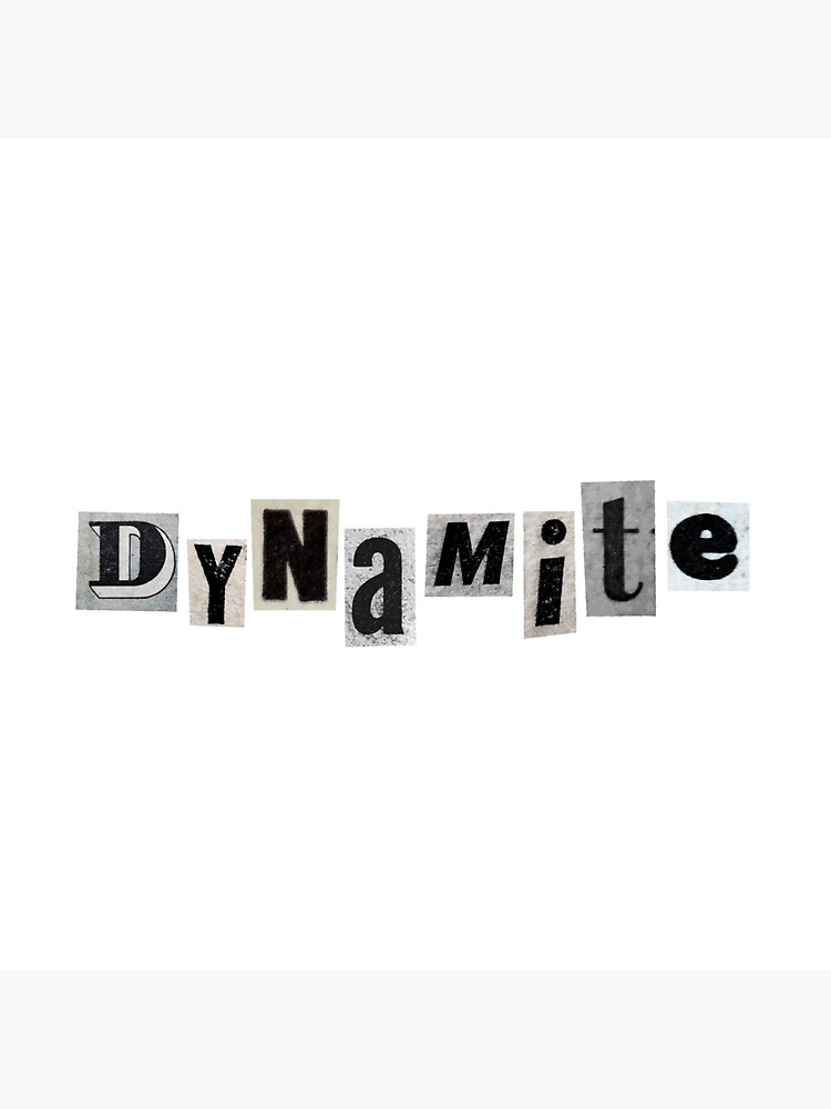 "Dynamite sticker" Sticker for Sale by stickersmaya1 | Redbubble