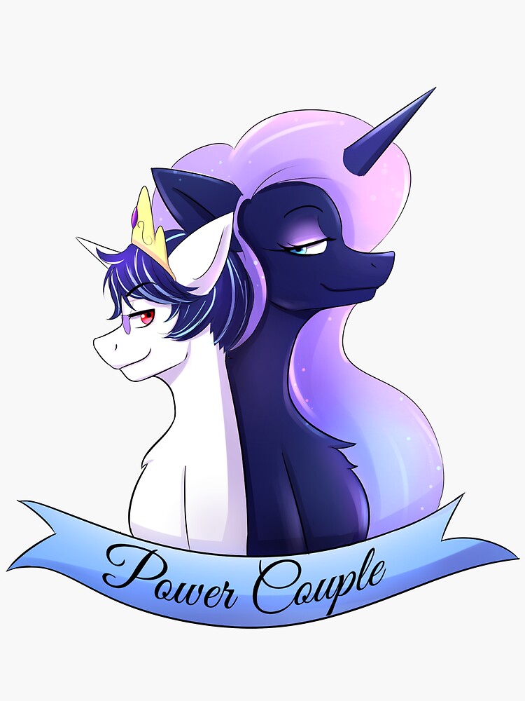 "Power Couple |DJ and NM|" Sticker for Sale by MLPcandy | Redbubble