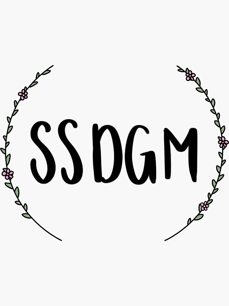 "My Favorite Murder floral SSDGM" Sticker for Sale by whalewalker ...
