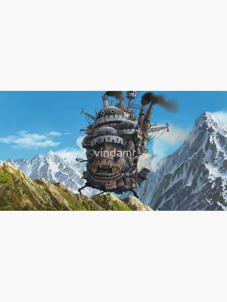 "HOWLS MOVING CASTLE SHIP" Poster for Sale by vindamr | Redbubble