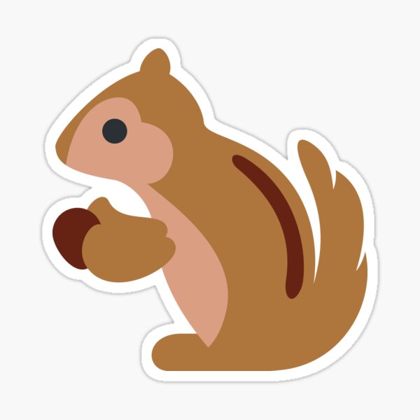 "Chipmunk" Sticker by Stitchmoji | Redbubble
