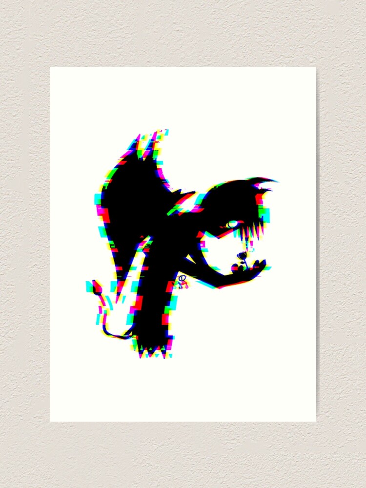 "Demon Glitch" Art Print by shelleylynnrose | Redbubble