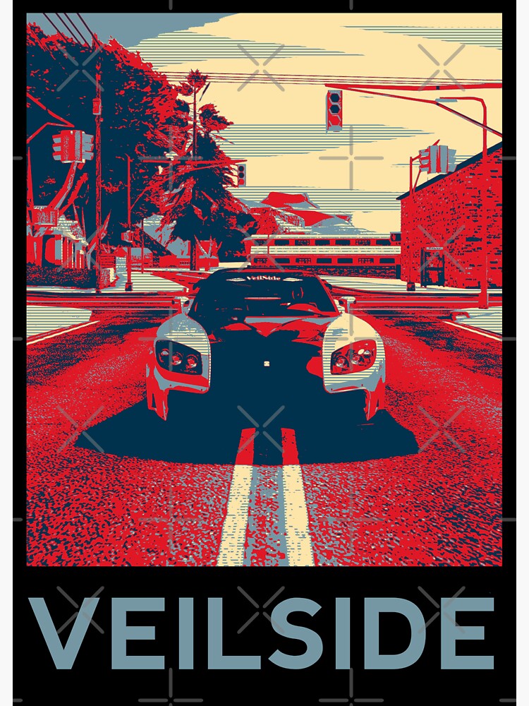 "RX7 Veilside Front 3 " Sticker for Sale by NawbuSmart | Redbubble
