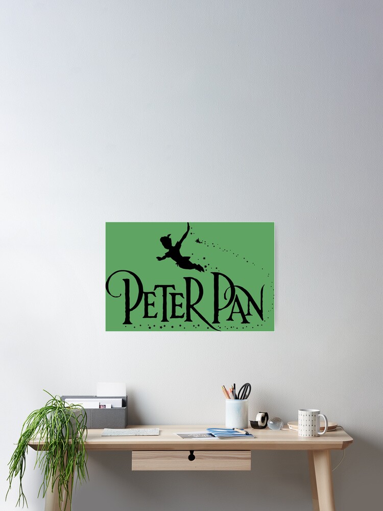 "peter pan logo" Poster by Leyzel | Redbubble