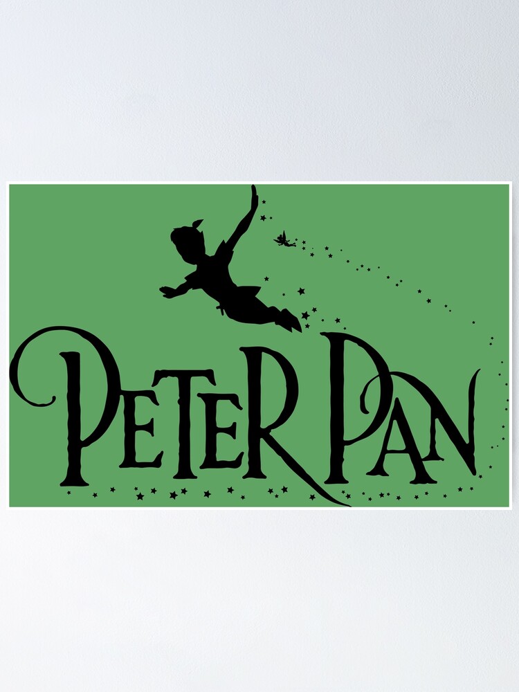 "peter pan logo" Poster by Leyzel | Redbubble