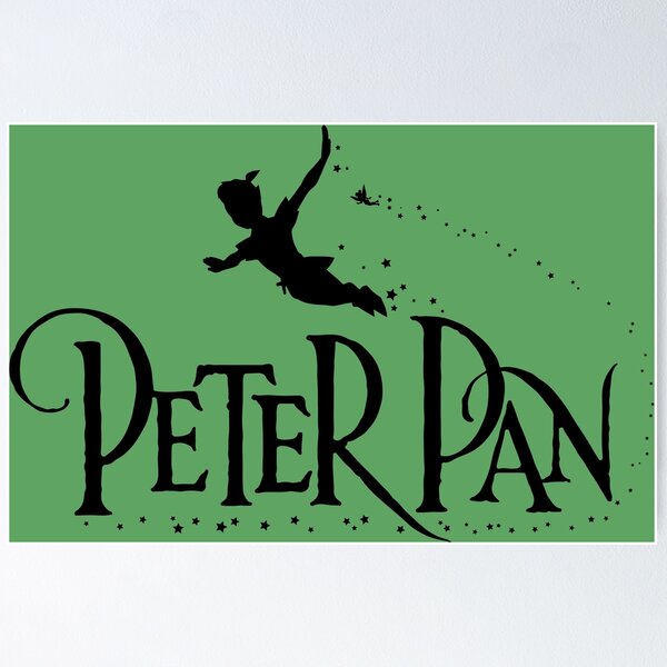 "peter pan logo" Poster by Leyzel | Redbubble