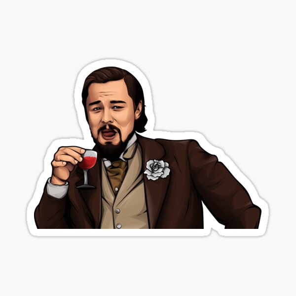 "Leonardo Di Caprio Meme" Sticker von premierposters | Redbubble