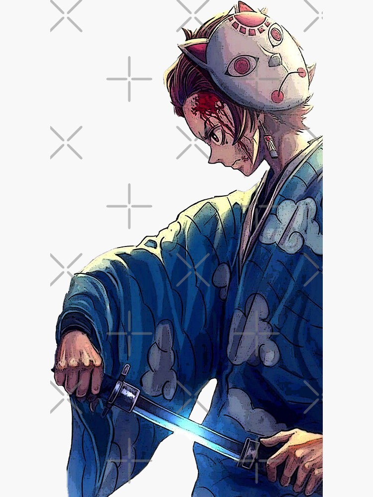 "Kamado tanjirou" Sticker for Sale by anime store 02 | Redbubble
