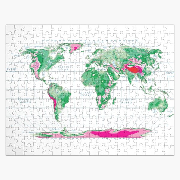 "World map, topographic map of the world with names of the oceans, seas ...