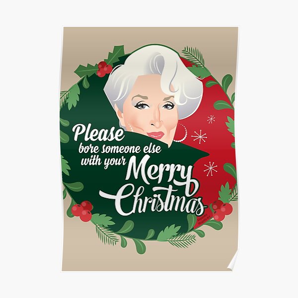 "Miranda Christmas" Poster by AleMogolloArt | Redbubble