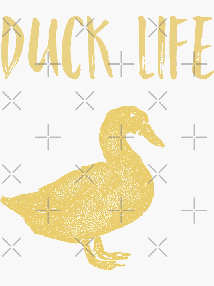 "Duck Life " Sticker for Sale by LuLu-D | Redbubble