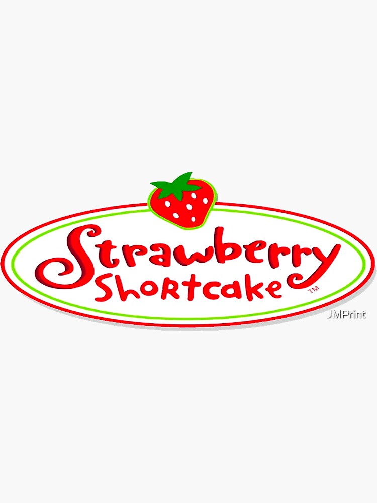 "Strawberry Shortcake OLD LOGO STICKER" Sticker for Sale by JMPrint ...