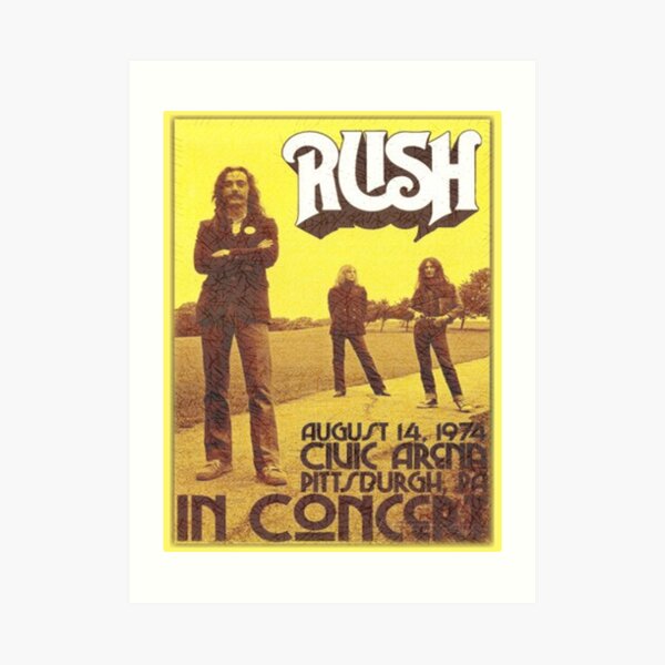 Rush Band Art Prints | Redbubble