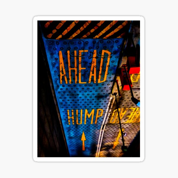 "Ahead Hump" Sticker for Sale by PictureNZ | Redbubble