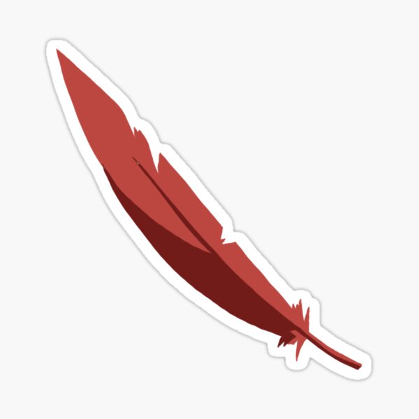 "Hawks feather" Sticker by daniileighh | Redbubble