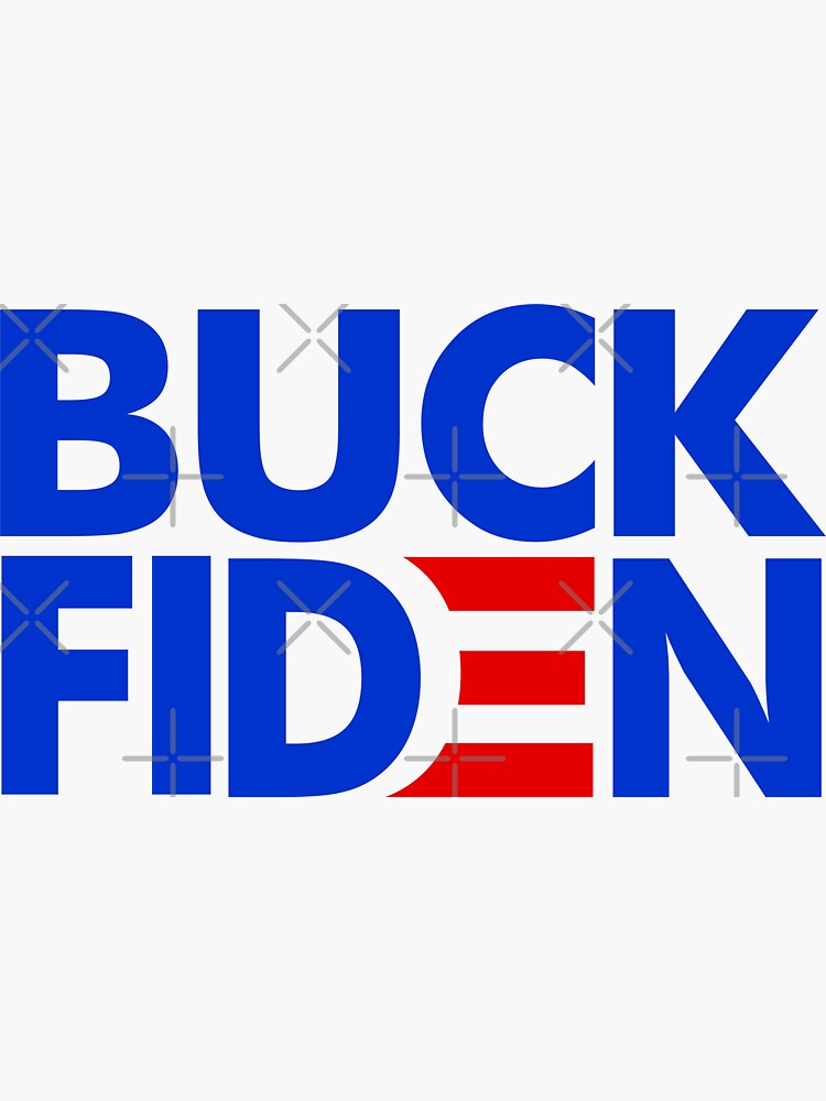 " BUCK FIDEN" Sticker for Sale by 96design | Redbubble