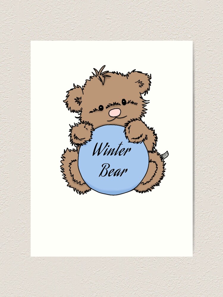"BTS V | Winter Bear" Art Print by Drakon | Redbubble