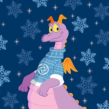 "Figment Holiday Sweater Snowflakes" Essential T-Shirt for Sale by ...