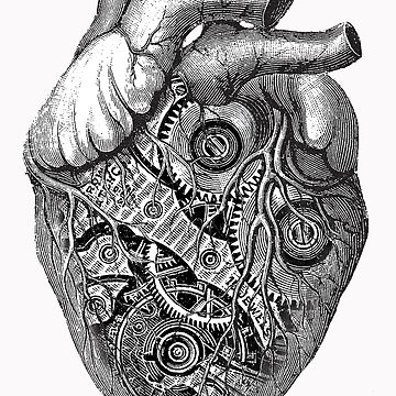 "Clockwork Heart" Sticker for Sale by deadcatcreation | Redbubble