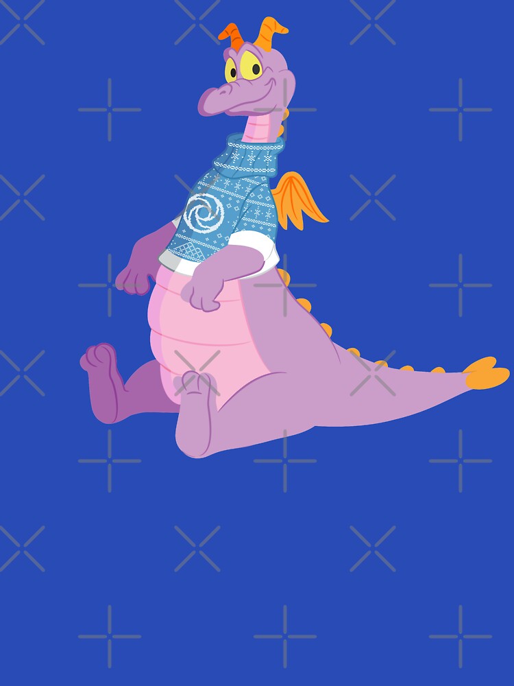 "Figment Holiday Sweater Snowflakes" Essential T-Shirt for Sale by ...