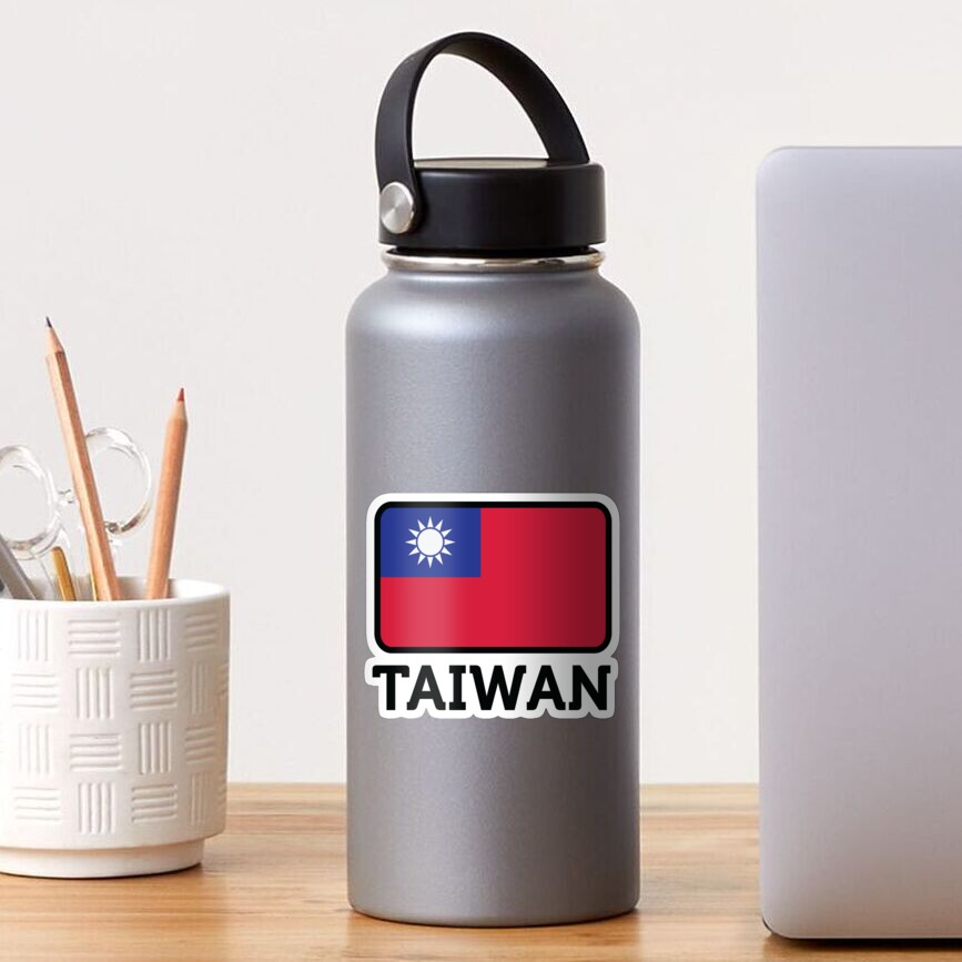 "National flag of Taiwan" Sticker for Sale by artpolitic | Redbubble