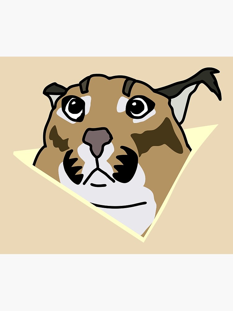 "Big Floppa Scared" Poster by Maxtown | Redbubble